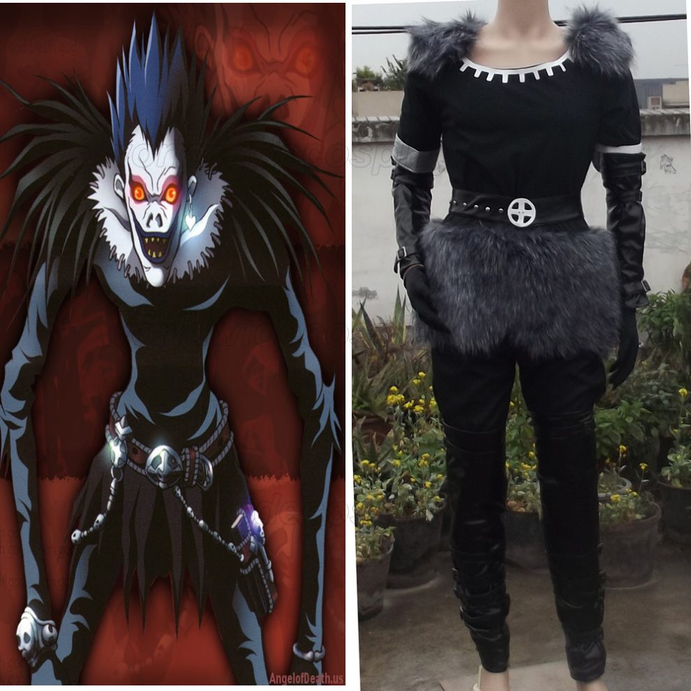 Death Note Misa Amane Black Dress Cosplay Costume - CosplayWare.com
