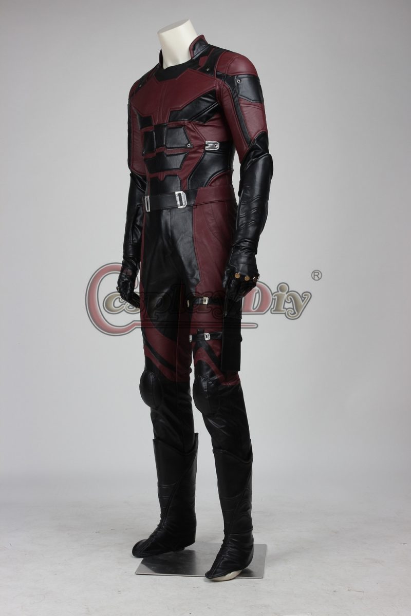 Cosplaydiy Daredevil Adult Men Costume Halloween Carnival Superhero ...