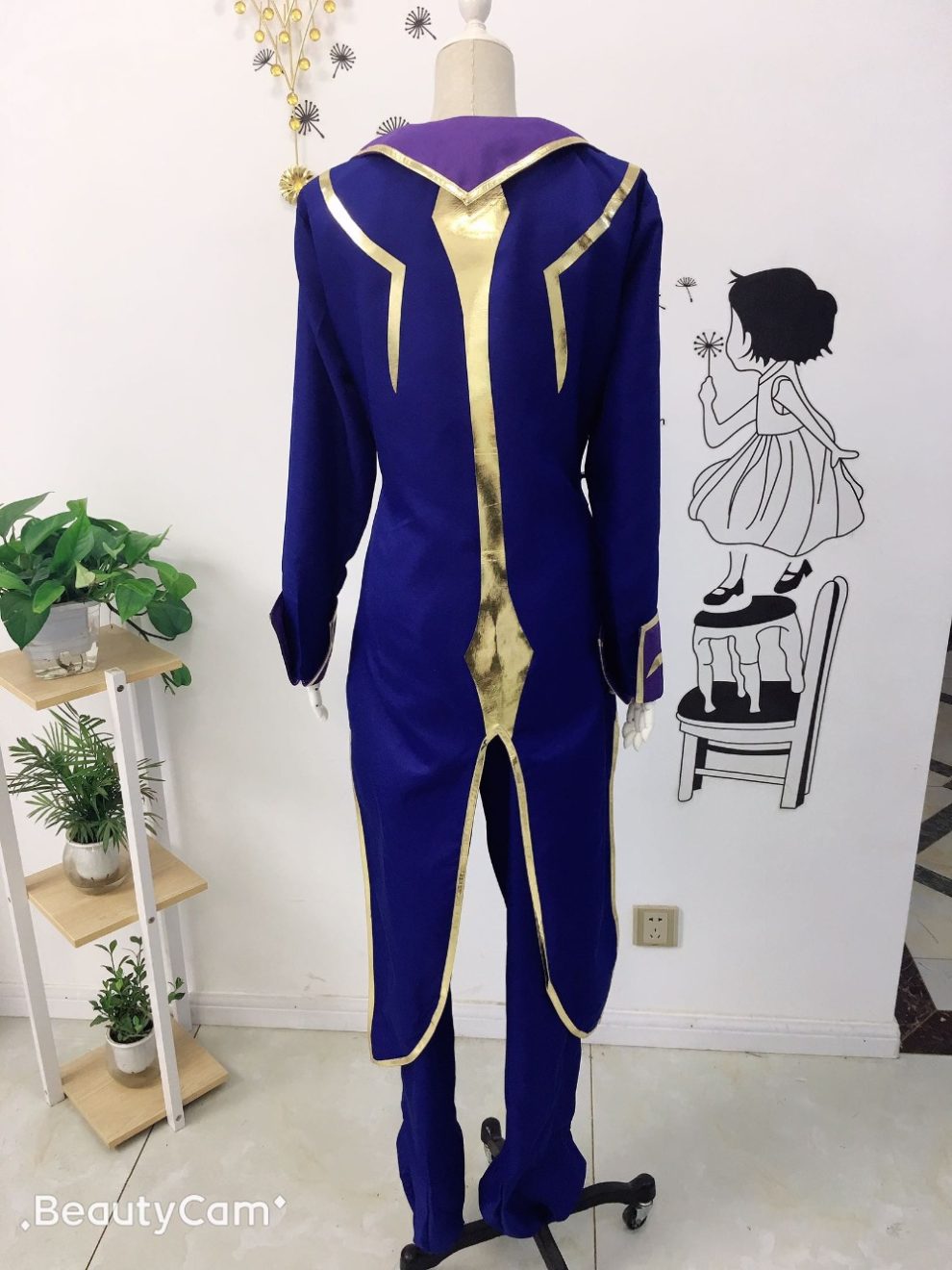 Code Geass Cosplay Lelouch The Rebellion Zero Purple Mens Costume ...