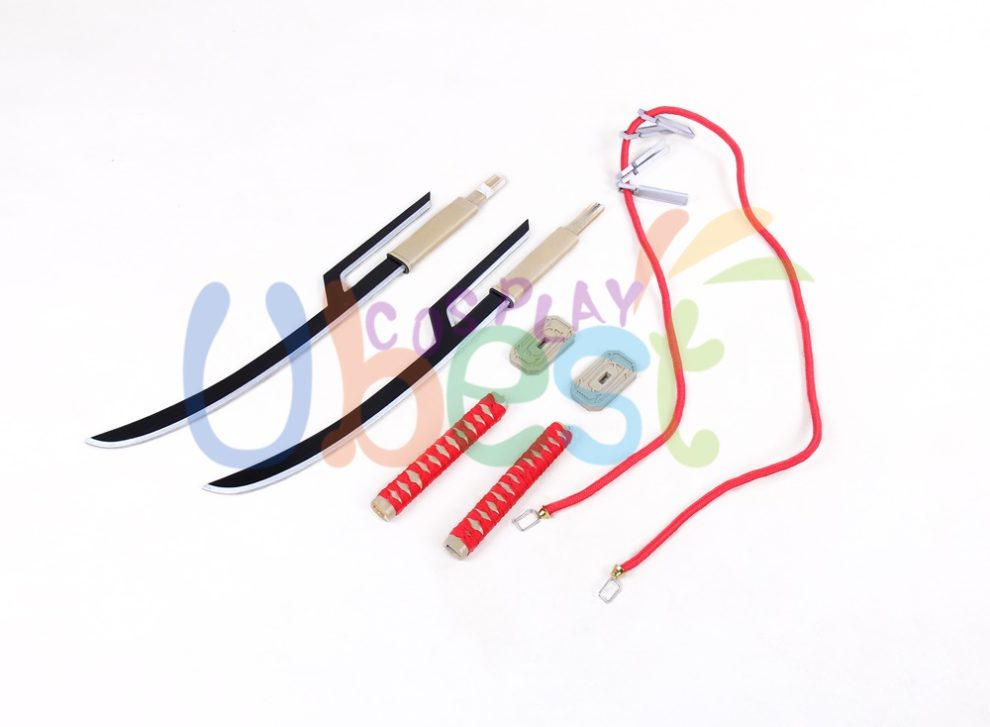 Bleach Jushiro Ukitake Juushirou Blades Sword Cosplay Prop 2pcs ...