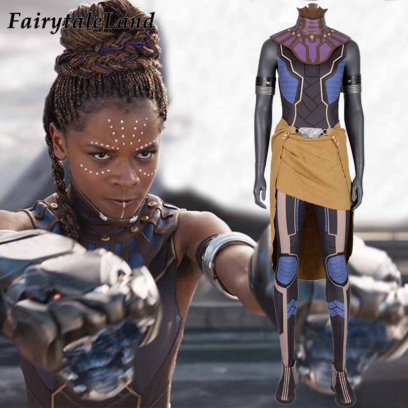 Black Panther Sister Shuri Cosplay Costume Superhero Halloween Wakanda ...