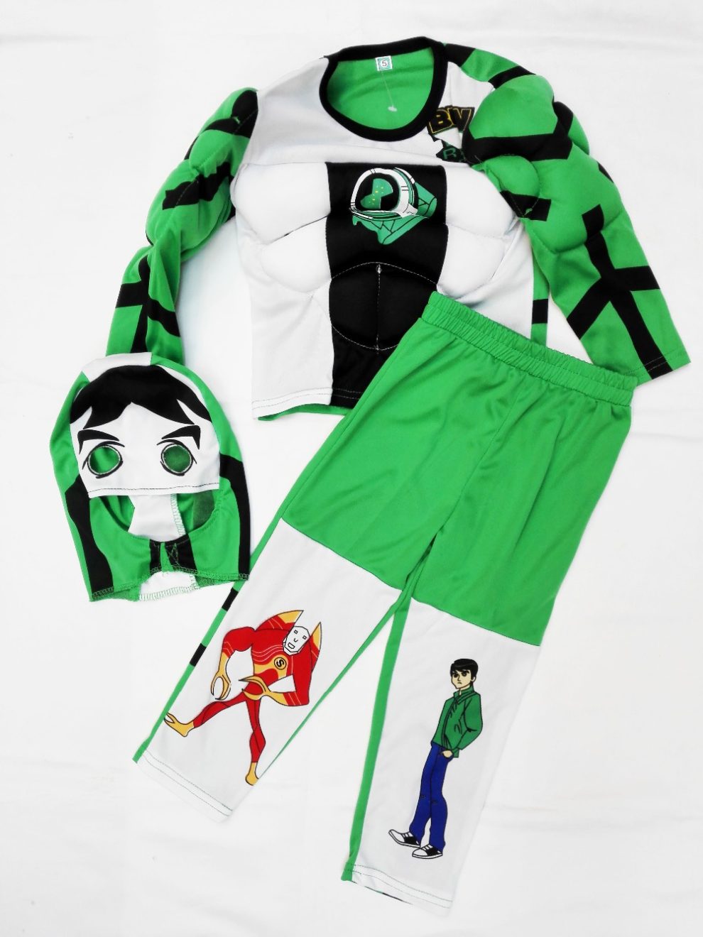 Kid Cosplay Halloween Party Costumes Muscle Ben 10 Race Against Time ...
