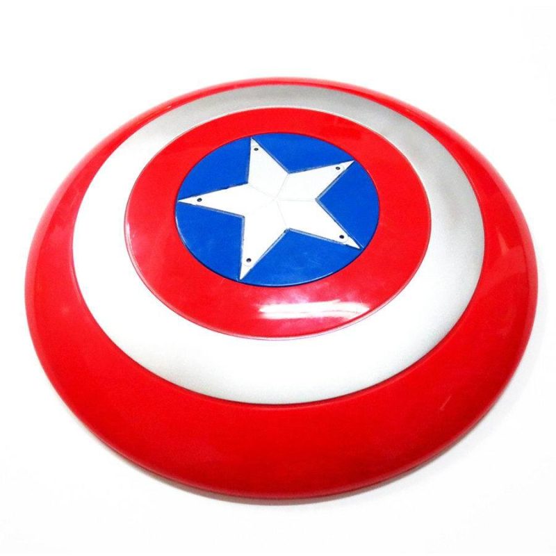 3 Color Child Captain America 32cm Shield With Led Light - CosplayWare.com
