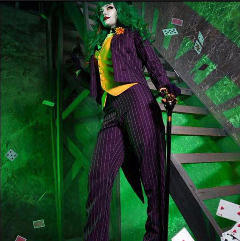 Female Batman Dark Knight Joker Cosplay Costume Women Halloween Squad ...