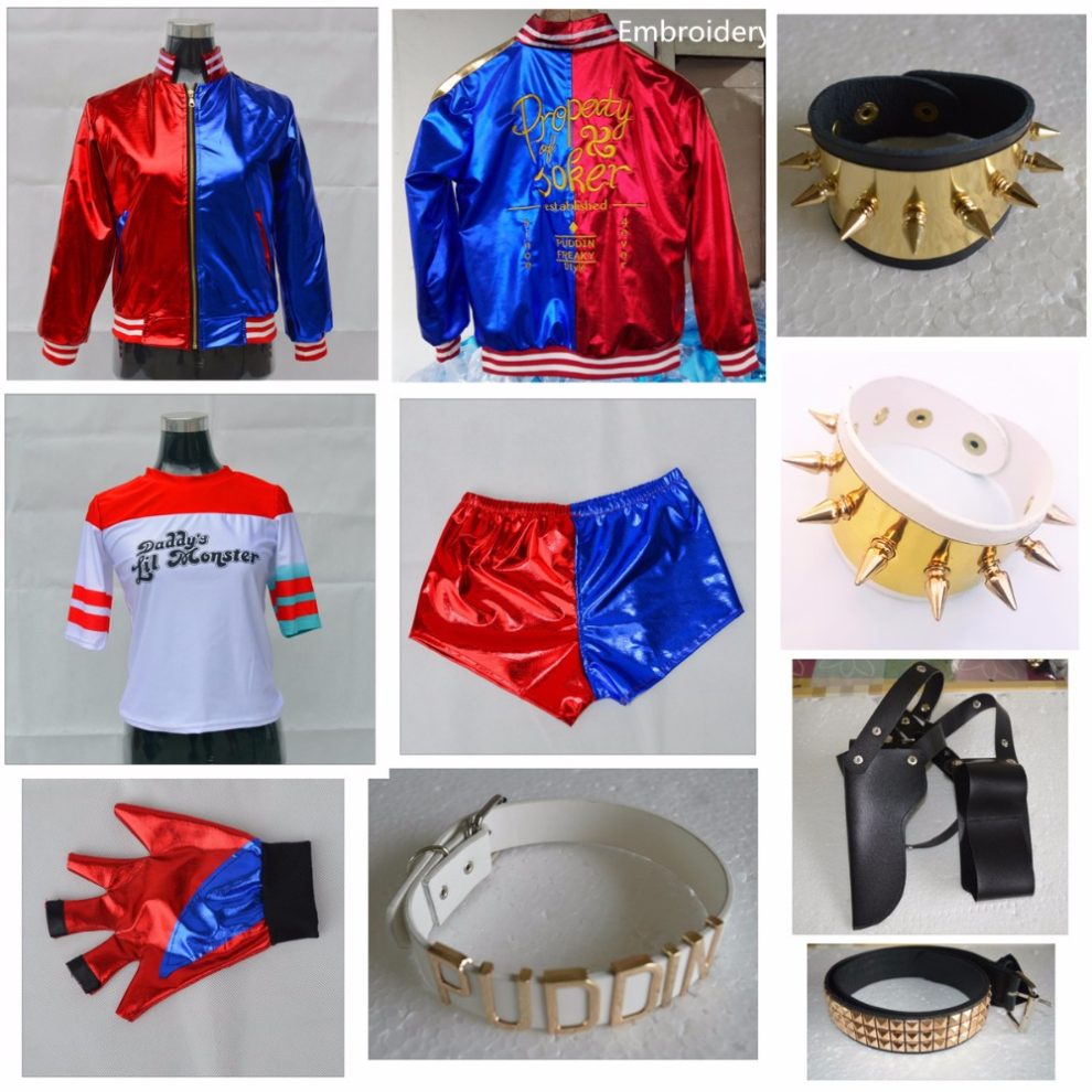 Female Batman Dark Knight Joker Cosplay Costume Women Halloween Squad ...