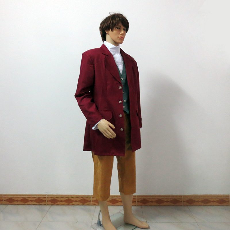 The Hobbit Lord Rings Bilbo Baggins Cosplay Costume Tailor Made ...