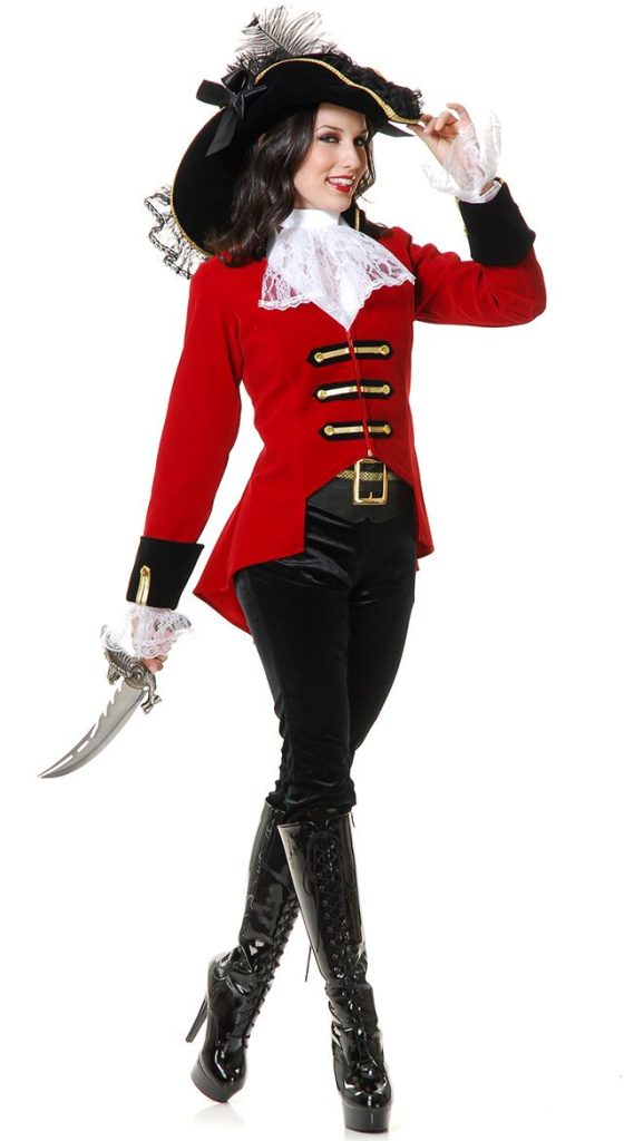 Cfyh Red Sexy Pirate Costume Female Fancy Dress Costumes Pirates ...