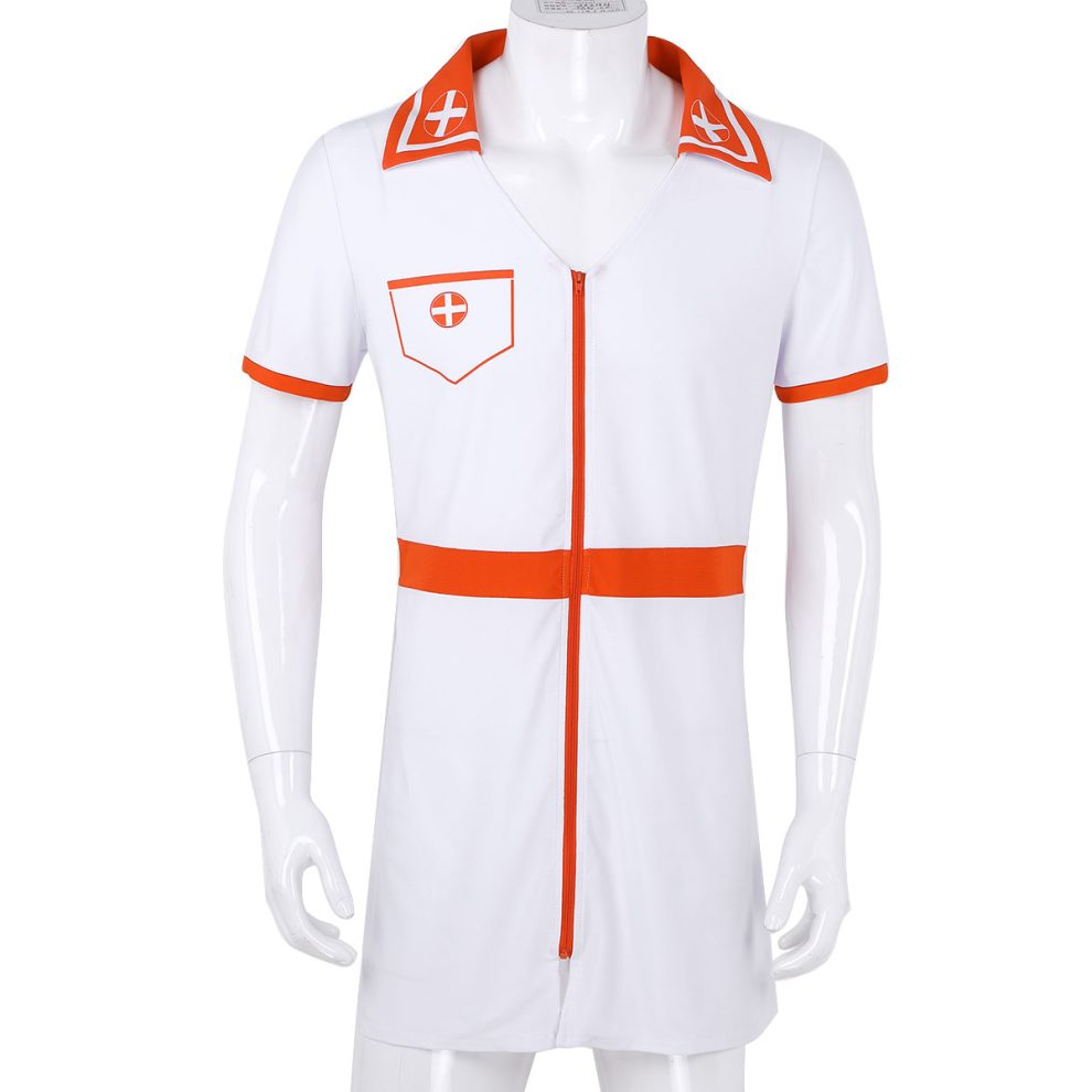 Sexy Lingerie Men Medical Doctor Cosplay Party Costume Uniform Gay Male ...