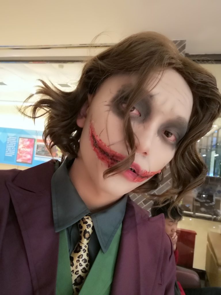 The Dark Knight Heath Ledger Joker Cosplay Wig Mens Role Play Brown ...