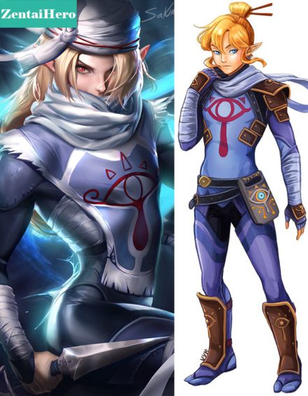 3d Printed The Legend Zelda Sheikah Stealth Armor Cosplay Costume ...