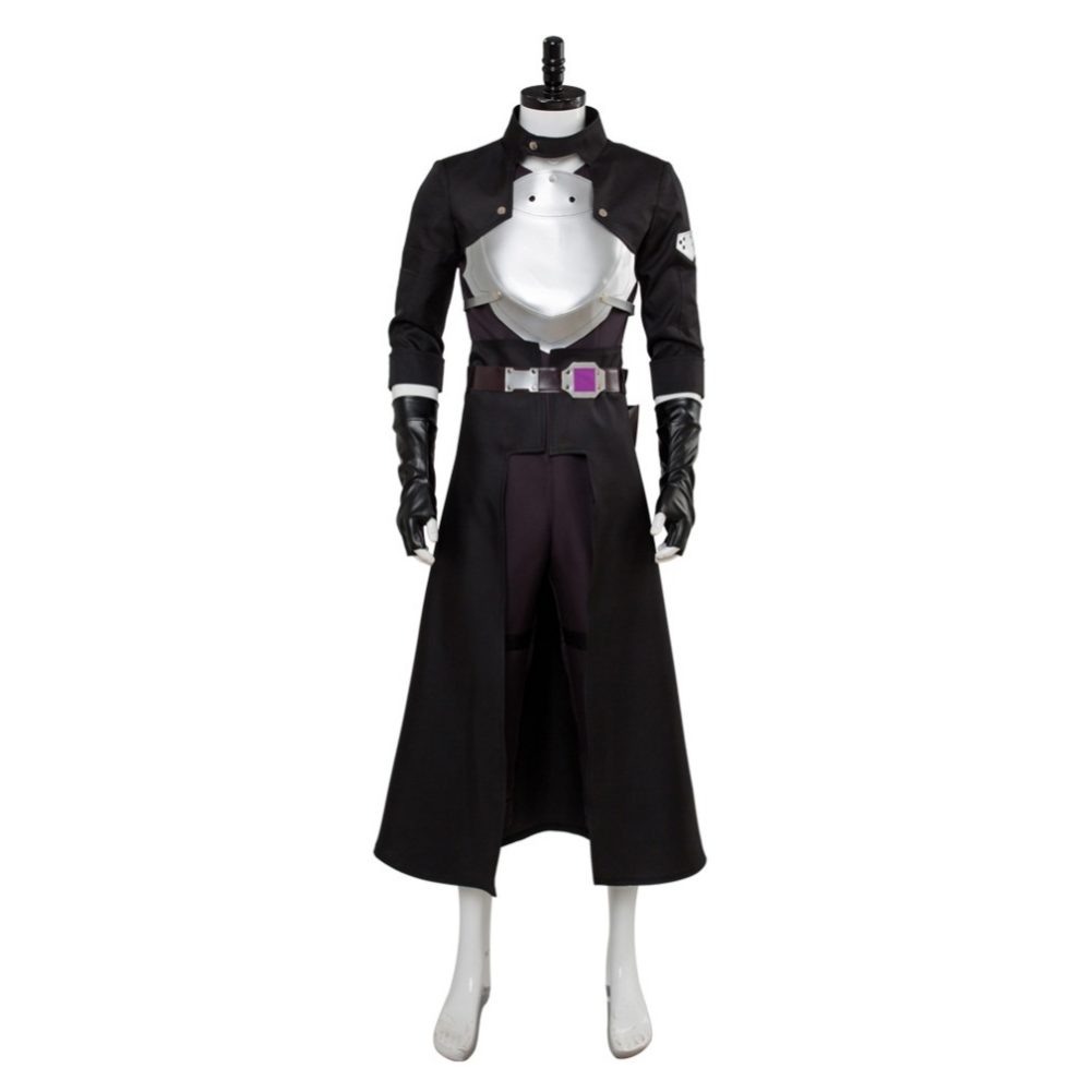 Sword Art Cosplay Fatal Bullet Kirito Kirigaya Kazuto Costume Halloween ...