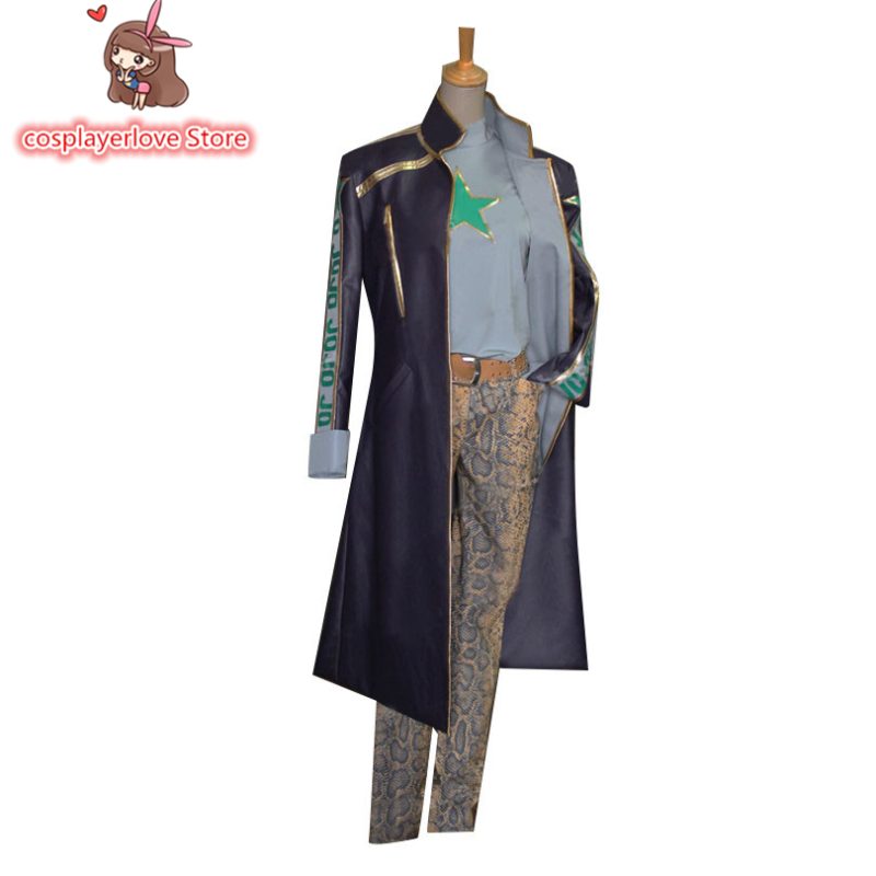 Jojo’s Bizarre Adventure Kujo Jotaro Cosplay Carnaval Costume Halloween ...