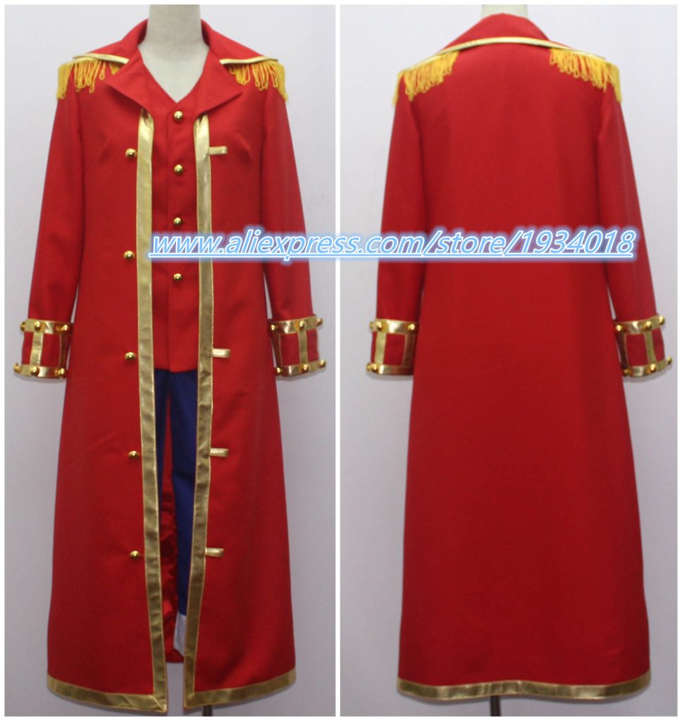 One Piece Cosplay Costumes Monkey D Luffy Full Set Uniform Suit ...