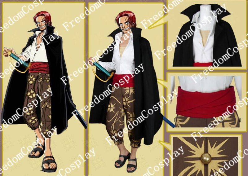 One Piece Shanks Cosplay Costume - CosplayWare.com