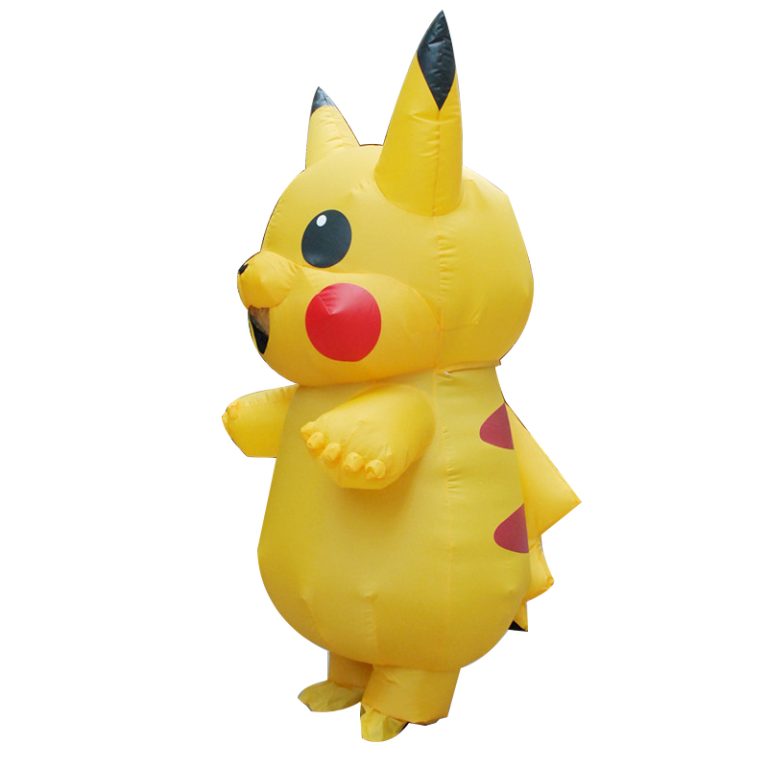 Inflatable Pikachu Costumes Halloween Cosplay Large Mascot Costume Kids ...