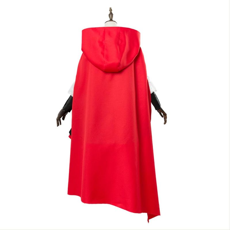 Ruby Rose Rwby Cosplay Costume Dress Red Cloak Battle Suit Uniform ...