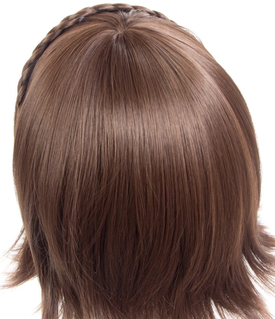 Persona 5 Makoto Niijima Wigs Mixed Brown Hair Cosplay Wig With Braid ...