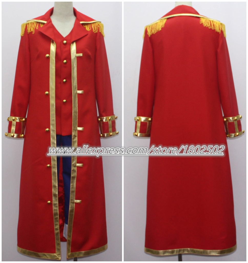 One Piece Cosplay Costumes Monkey D Luffy Full Set Uniform Suit ...