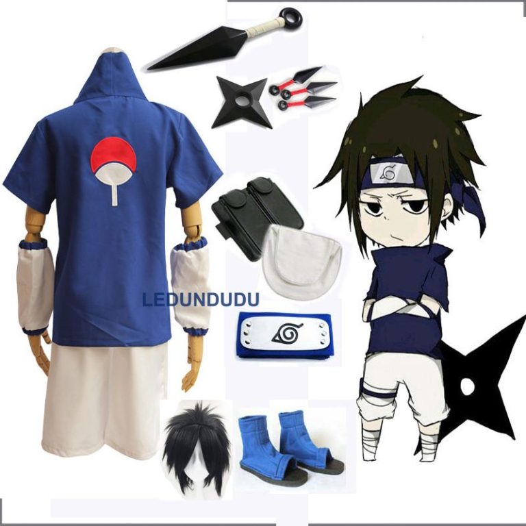 Anime Naruto Uchiha Sasuke Cosplay Costumes 4 Styles Men Fancy Party ...