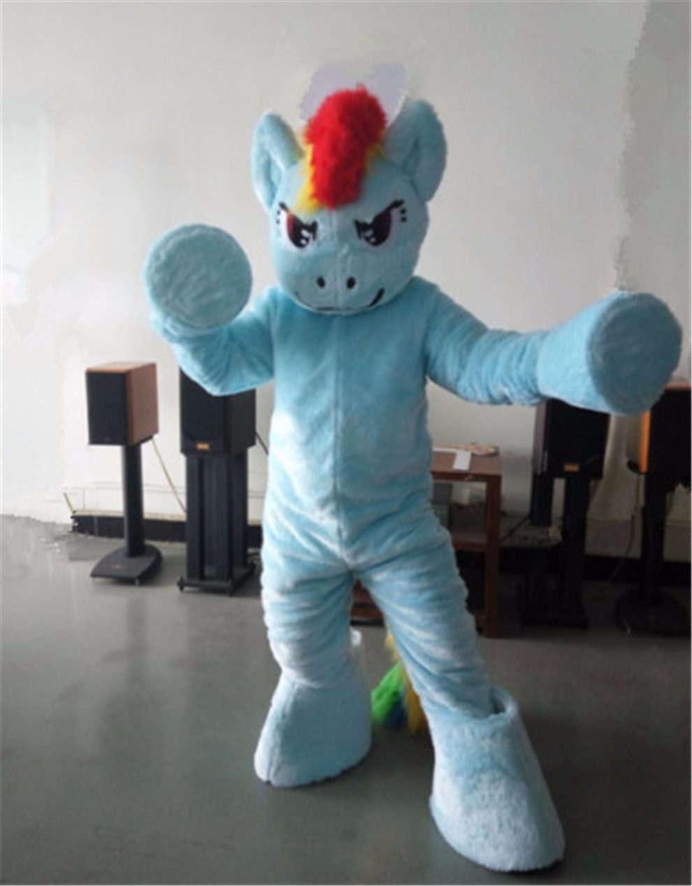 Princess Luna Mascot Costume My Little Pony Horse Halloween Party Fancy ...