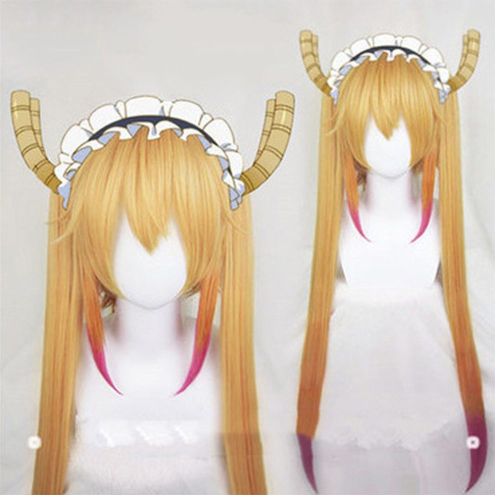Miss Kobayashi’s Dragon Maid Tohru Cosplay Wigs Kobayashi Wig Mixed ...