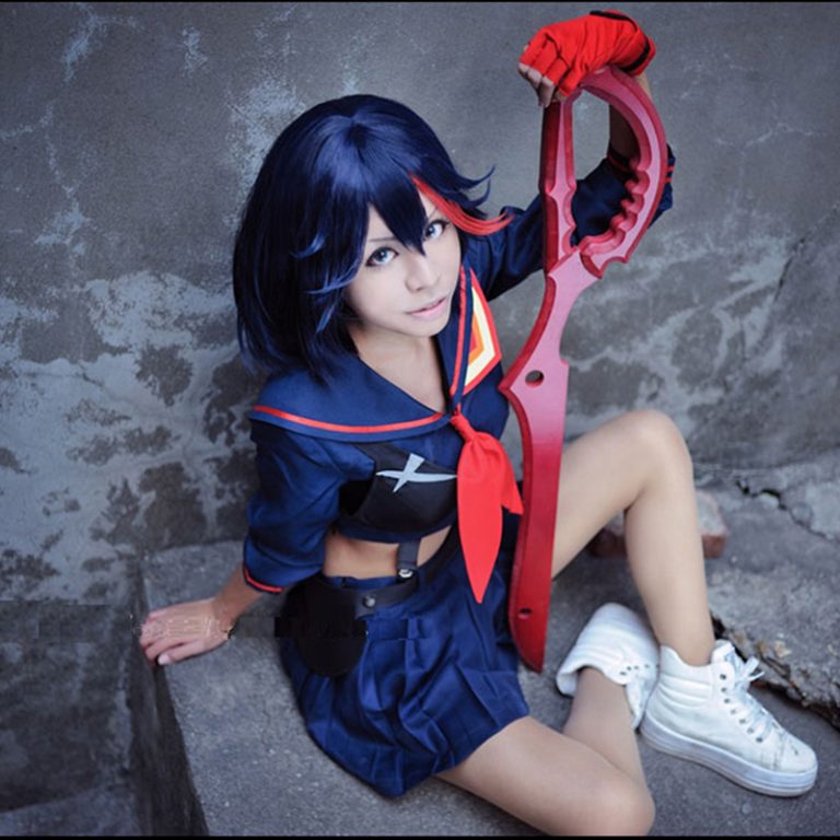 Anime Kill La Ryuko Matoi Cosplay School Uniform Girl’s Halloween ...