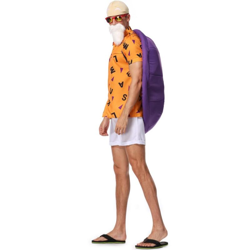 Japanese Anime Dragon Ball Cosplay Master Roshi Halloween Clothing ...