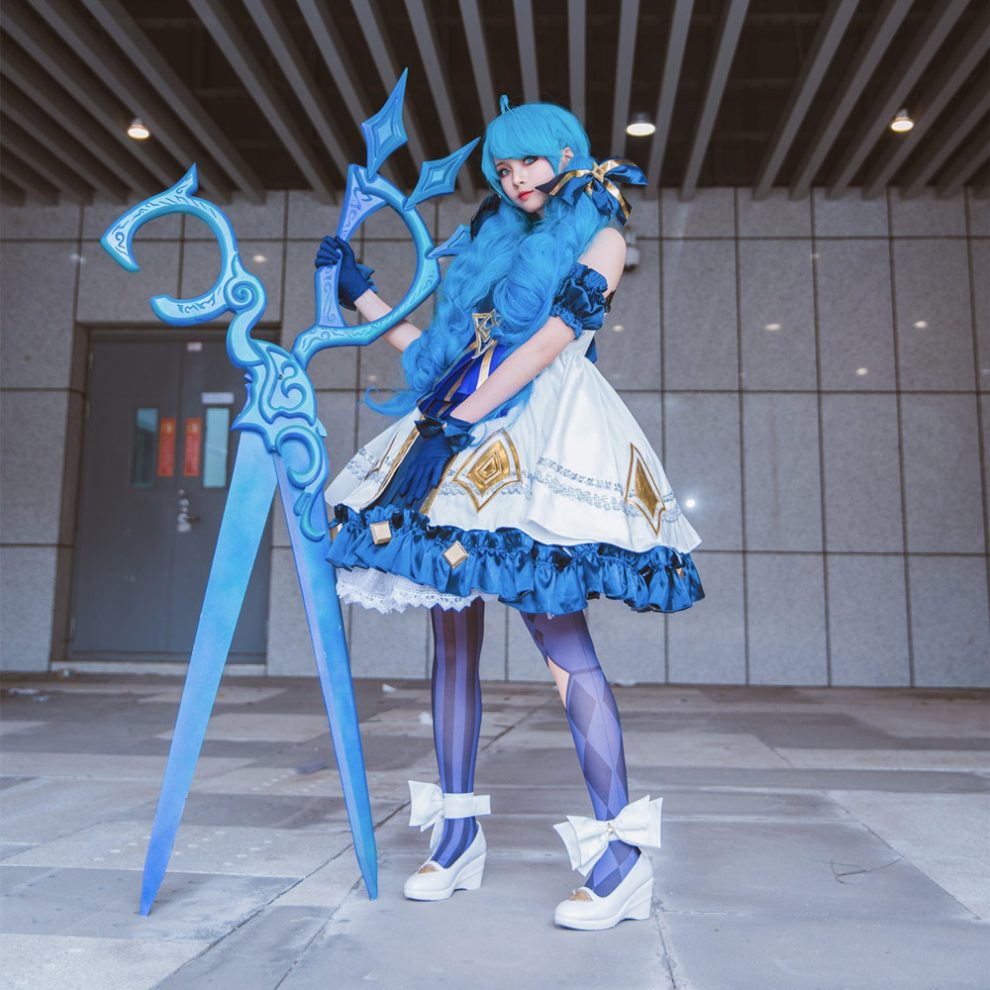 Game Lol Gwen Cosplay Prop Pvc Scissors Replica Of For Halloween ...