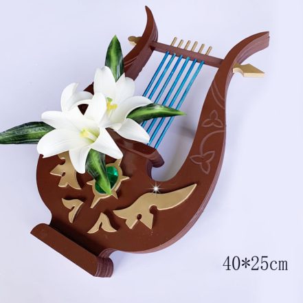 Genshin Impact Cosplay Props Venti Harp Halloween Anime Carnival Prop ...