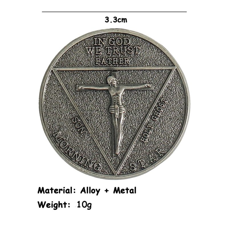 Lucifer Tv Series Morningstar Satanic Pentecost Coin Cosplay Halloween ...