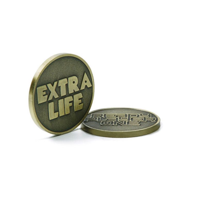 Moive Ready Player One Extra Life Coin Cosplay Prop Commemorative Coins ...