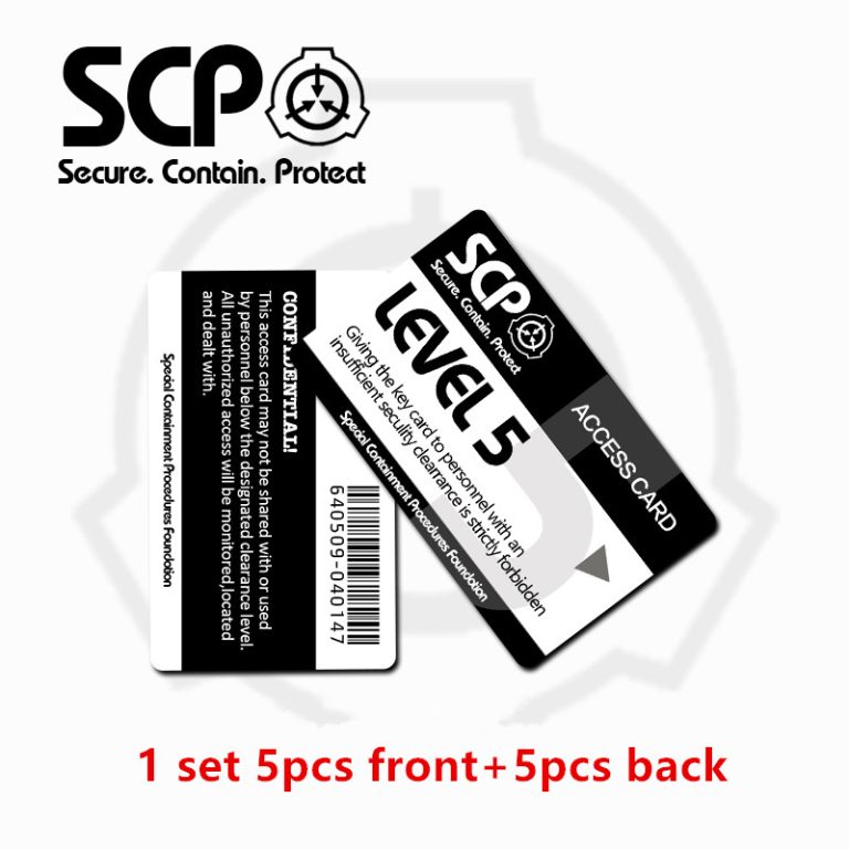 Card Stickers Scp Special Containment Procedures Foundation Logo ...
