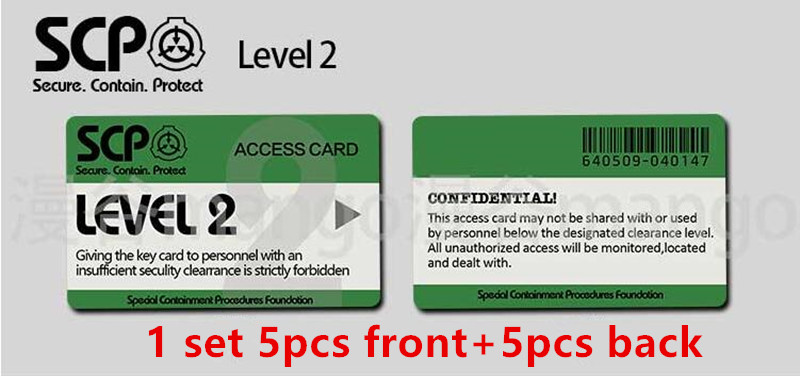 Card Stickers Scp Special Containment Procedures Foundation Logo ...