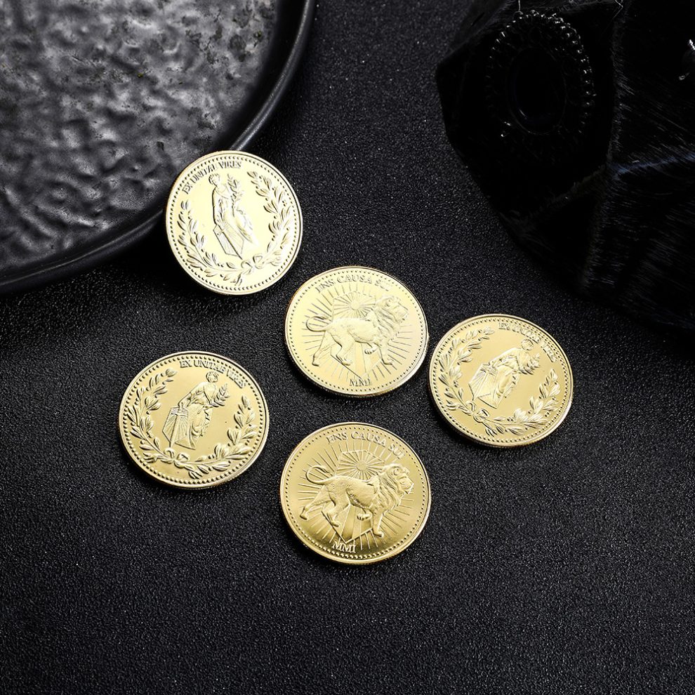 John Wick Continental Hotel Gold Coin Collecting Coins Cosplay Props ...