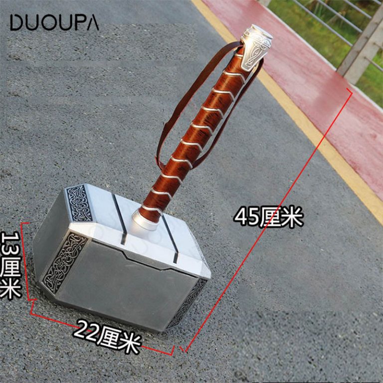 Thor’s Hammer Toy Marvel Avengers Peripheral Model 1 Large Thor Axe Pu ...