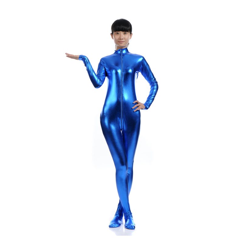 Customize Royal Blue Exotic Zentai Suit Womens Unitard Catsuits ...