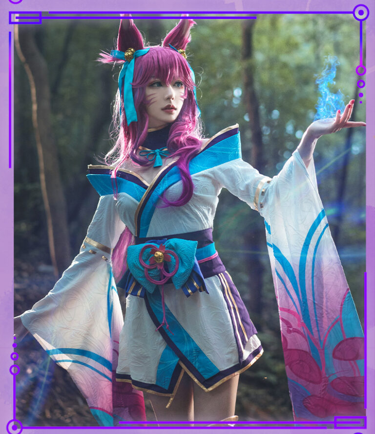 Uwowo Ahri Lol Cosplay Costume Spirit Blossom League Of Legends Outfits ...