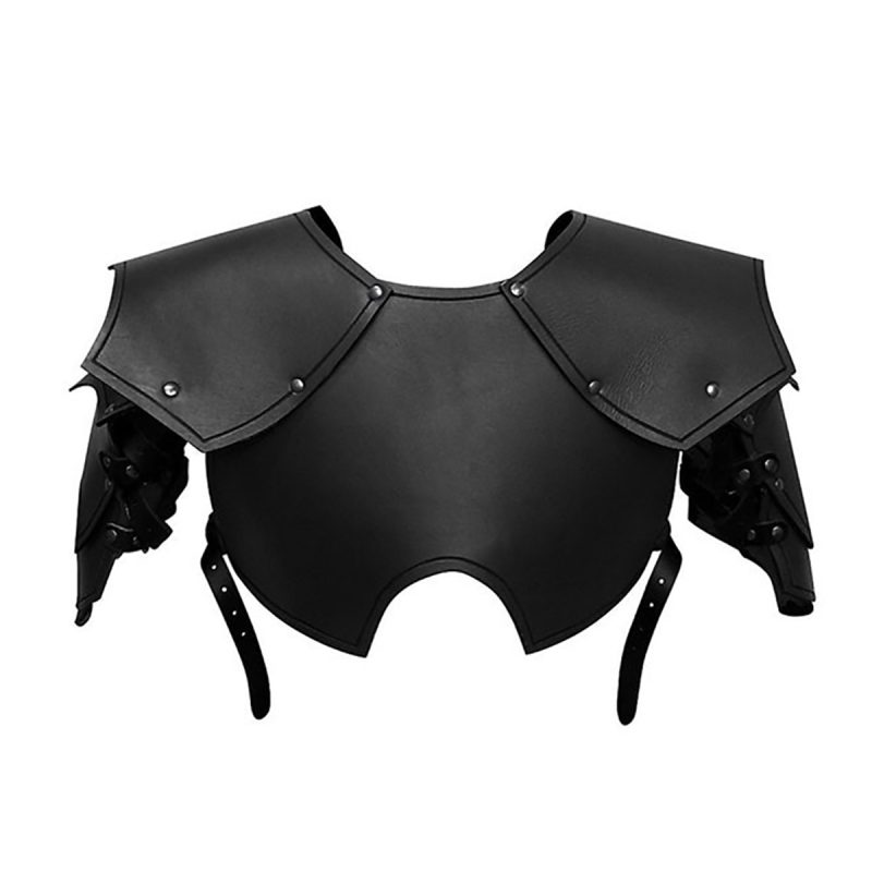 Harness Belt Shoulder Armors Mens Steampunk Pu Leather Chest Armor ...