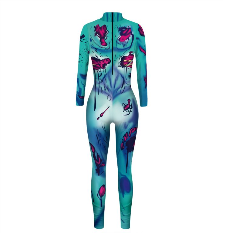 Spandex Zentai Playsuit Latex Wear Fetish Bodysuit Jumpsuit Elasticity ...