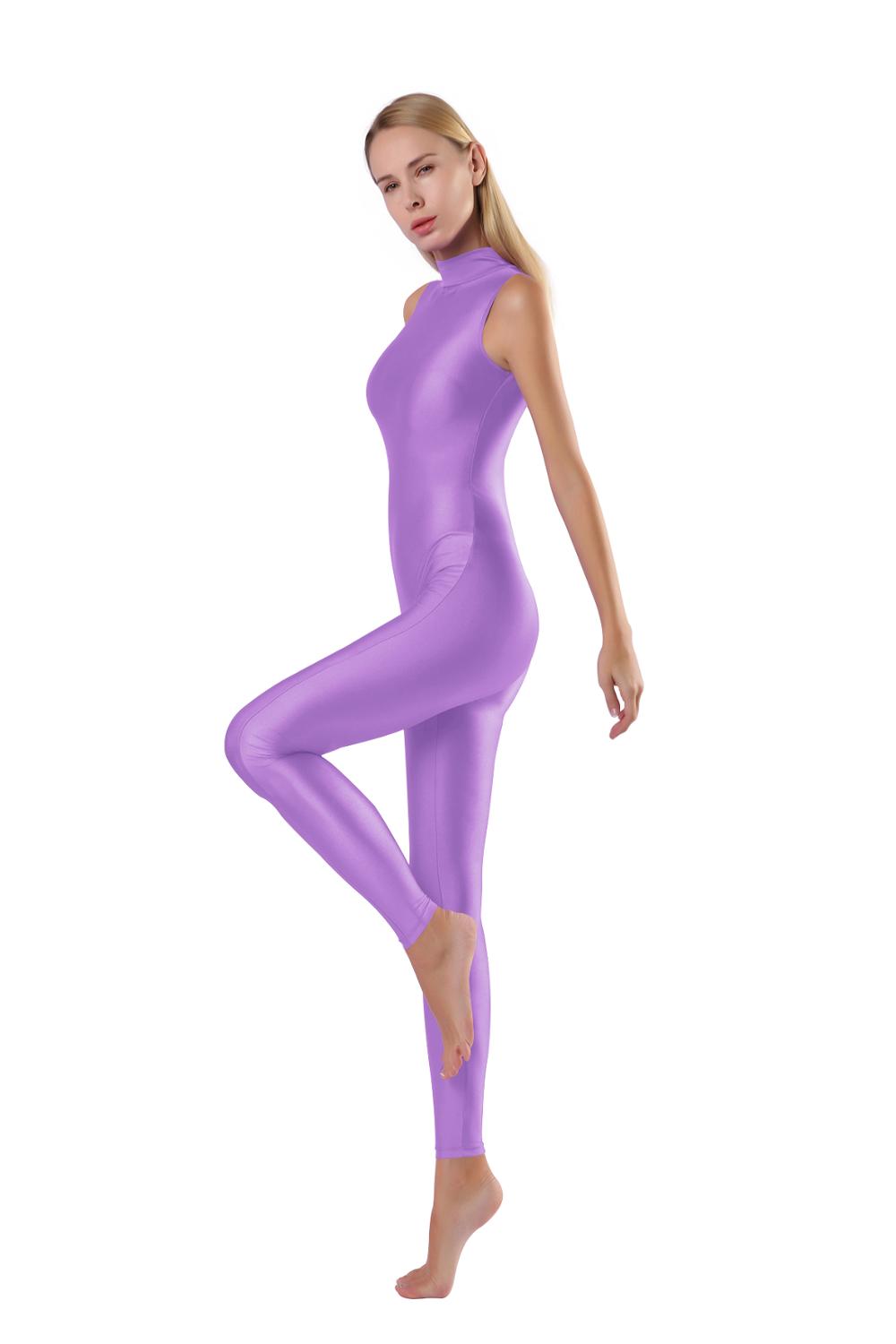 Speerise Womens Turtleneck Gymnastics Jumpsuits Female Spandex For ...