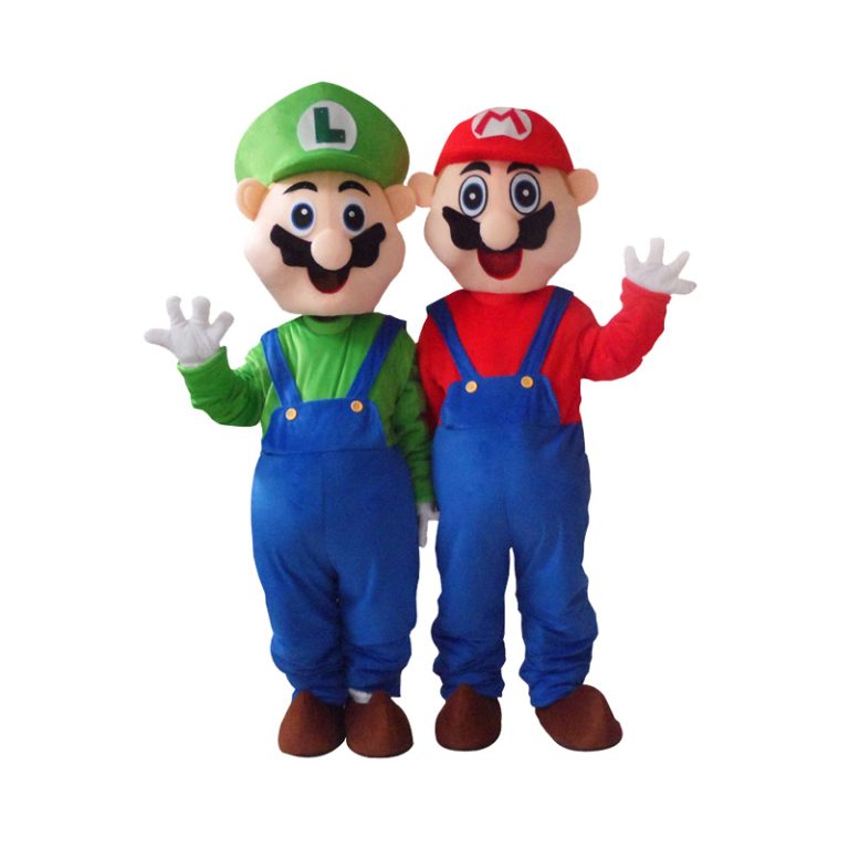 Super Mario Bros Cosplay Dolls Costumes Walking Clothing Props Anime ...