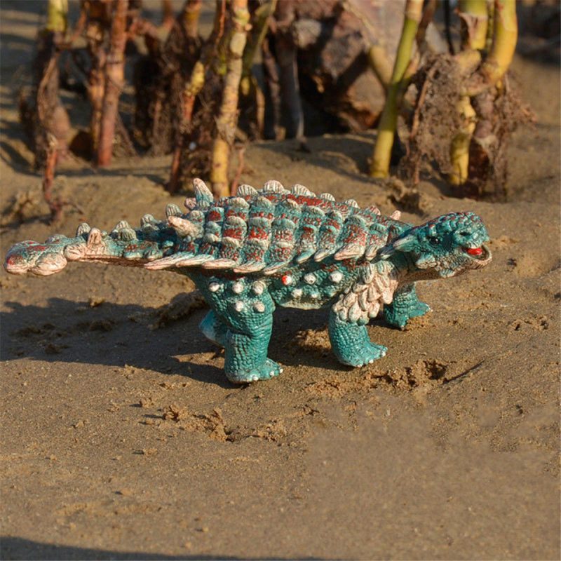 Saichania Ankylosaurus Figure Dinosaur Animal Model Toy Collector Decor ...