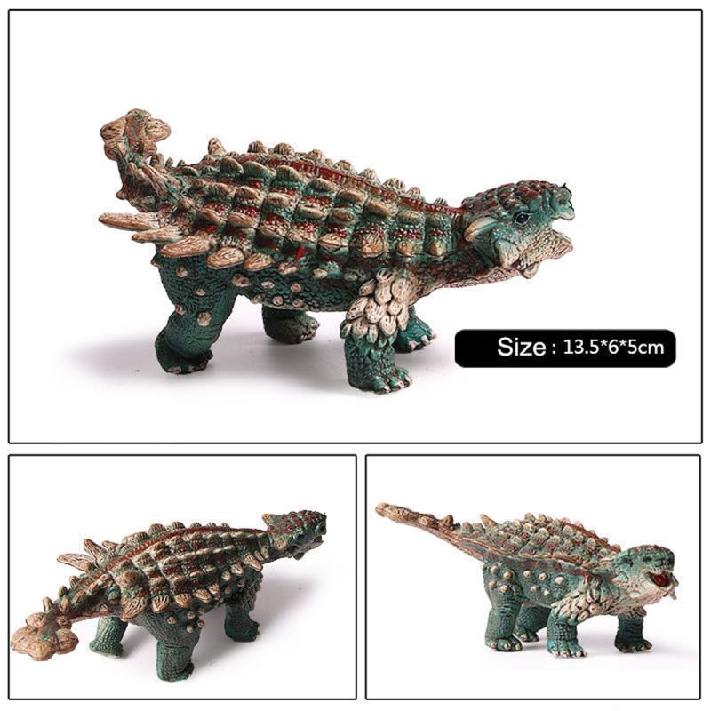 Saichania Ankylosaurus Figure Dinosaur Animal Model Toy Collector Decor ...