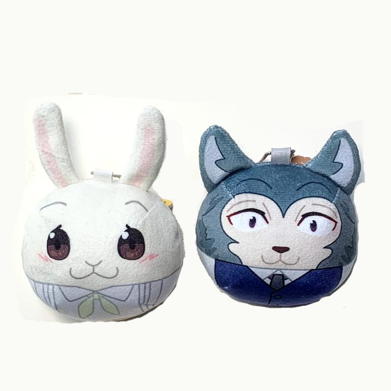 Japanese Anime Beastars Haru Legosi Wolf Gouhin Panda Plush Keychain ...