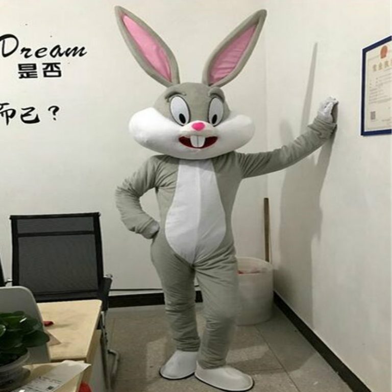 Rabbit Mascot Costume Bunny Cosplay Furry Suits Party Game Fursuit ...
