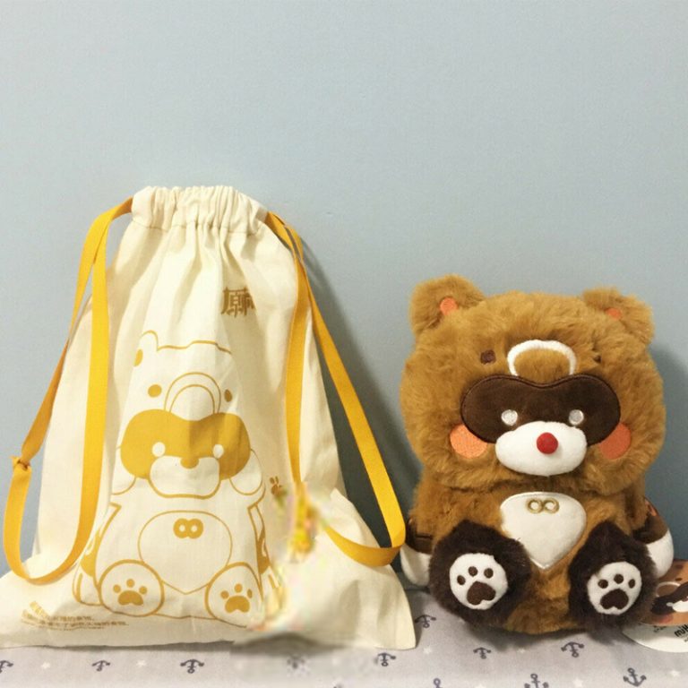 Official Genshin Impact Xiangling Guoba Raccoon Bear Plush Doll Stuffed ...