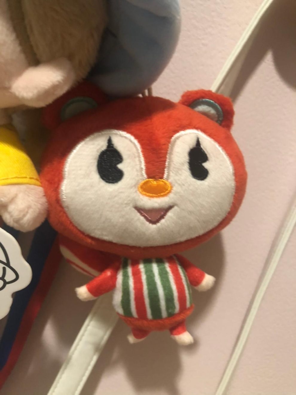 Animal Crossing Poppy Red Squirrel Pendant Small Cute Stuffed & Plush ...