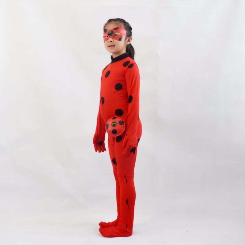 Halloween Costume For Kids Girl – Red Ladybird Little Beetle Dress Suit ...