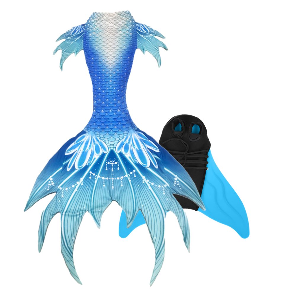 Mermaid Tail For Swimming Swimsuit And Fins Tails Monofin Adult Kids ...