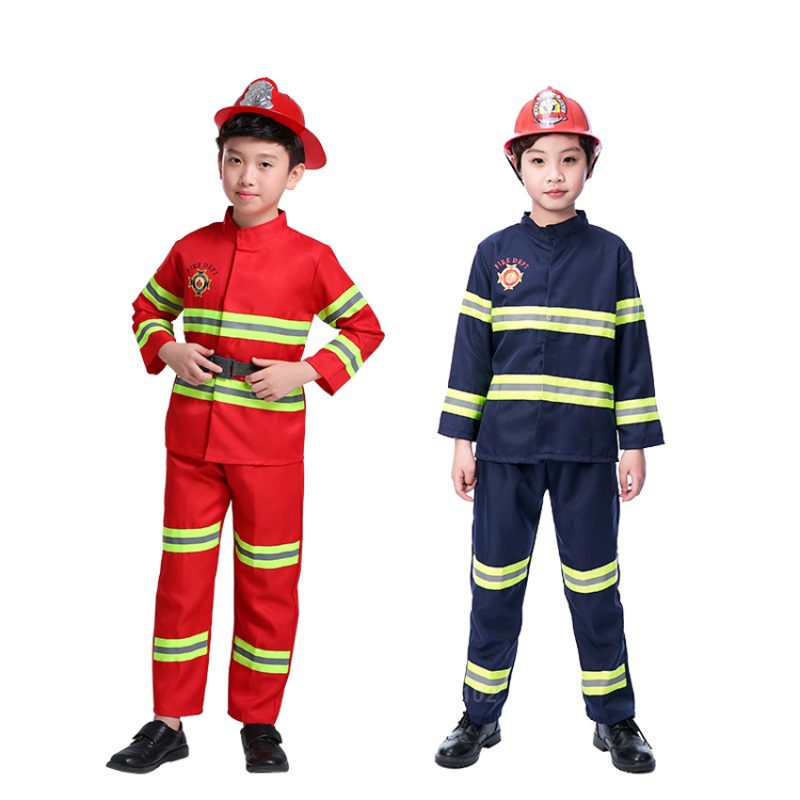 Carnival Children’s Costume Kids Boys Firefighter Sam Uniform Fireman ...
